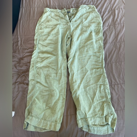 Zara | Pants & Jumpsuits | Last Chance Zara Wide Leg Linen Pants Size ...